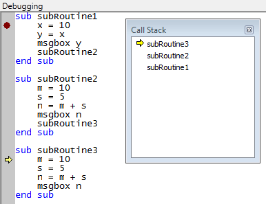 Scripting Guide - Display the Current Script Execution Path (Debugging a Script)